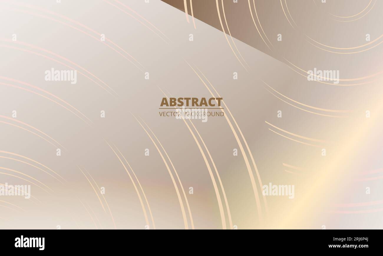 Luxury gold abstract background with golden circles and rounded lines ...