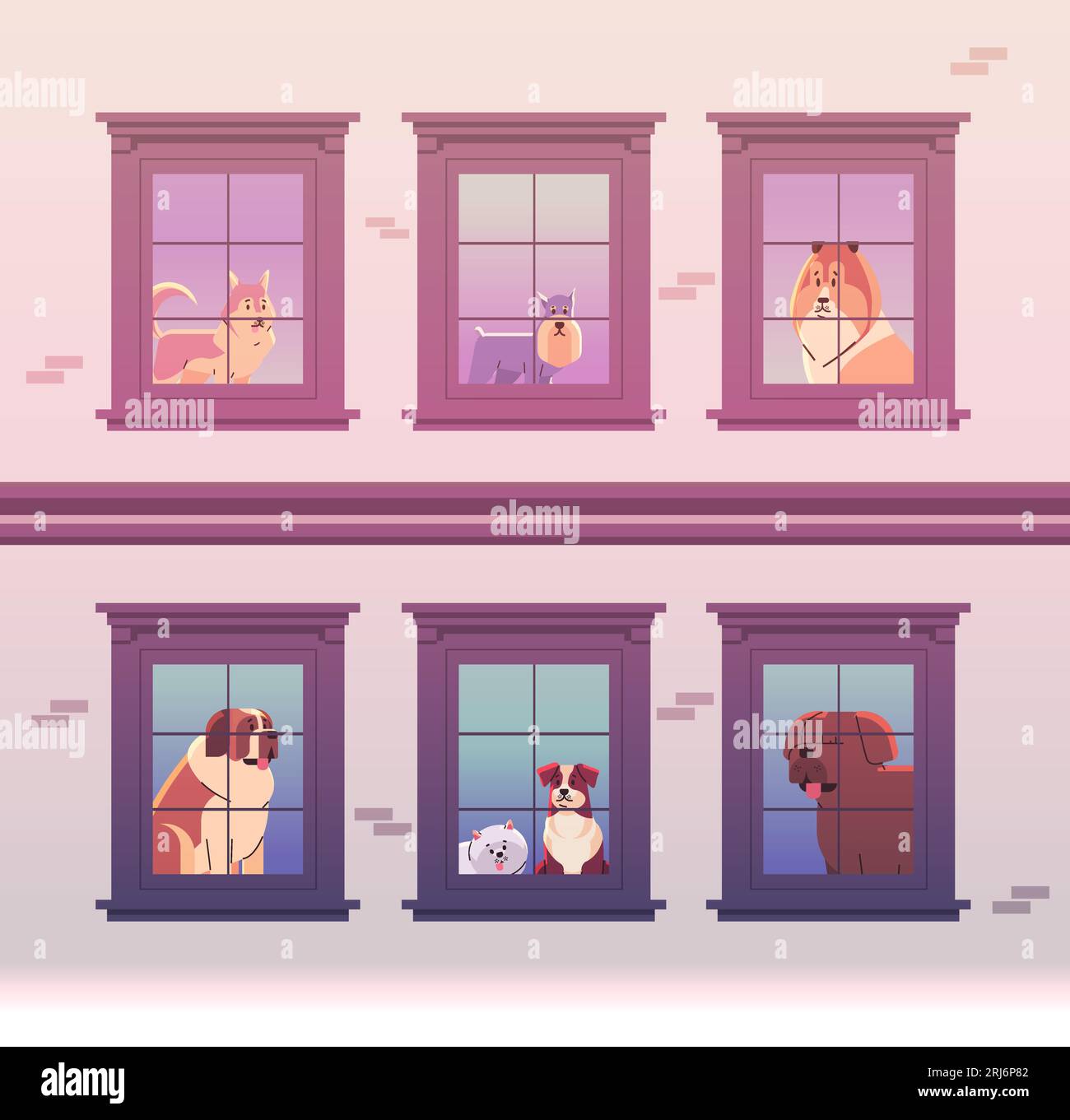 Cute neighbor Stock Vector Images - Alamy