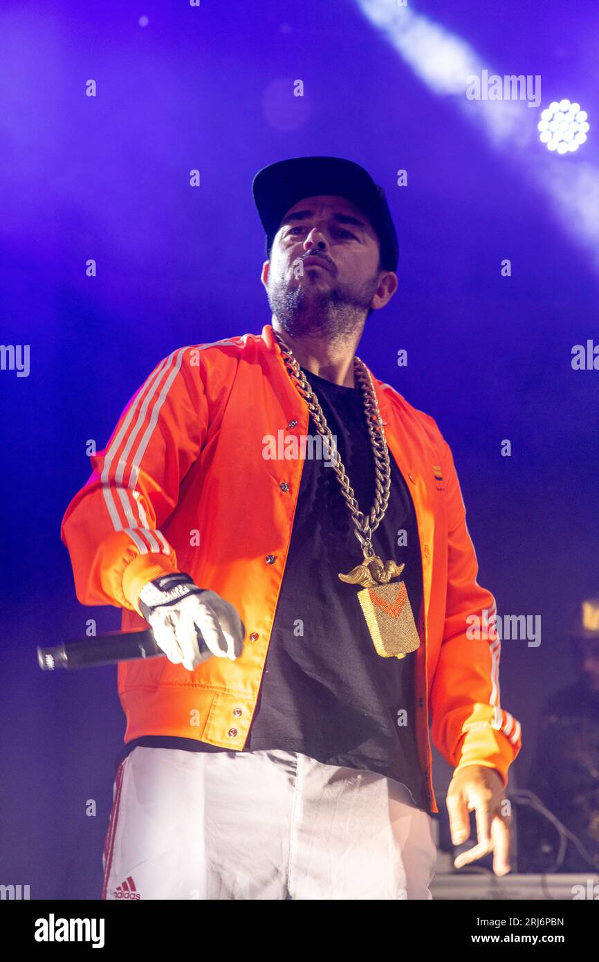 Camp Bestival, Weston Park, Shropshire, UK. 20th Aug, 2023. Goldie ...