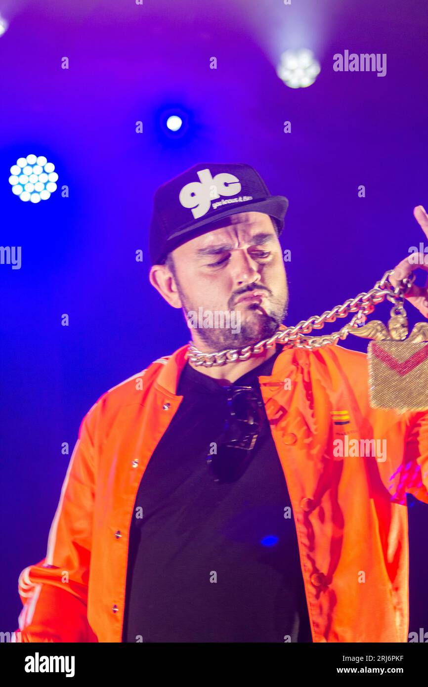 Camp Bestival, Weston Park, Shropshire, UK. 20th Aug, 2023. Goldie ...