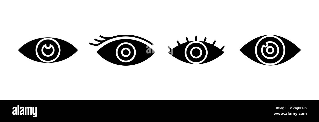 Eye icon. Look and Vision icon. Eye vector icon Stock Vector Image ...