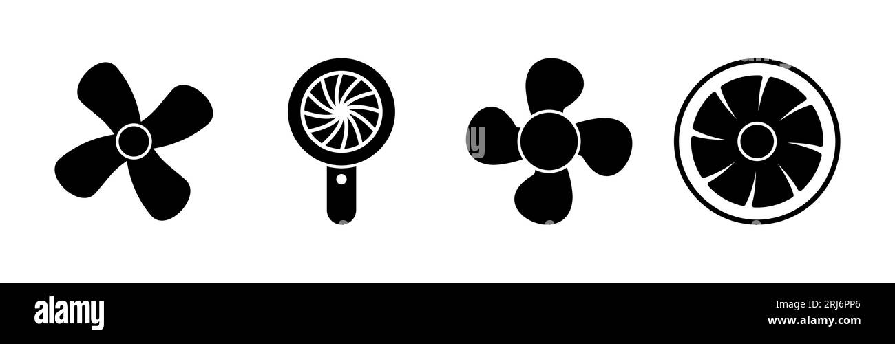 Fan icon vector. blower icon. propeller. ceiling Stock Vector Image ...