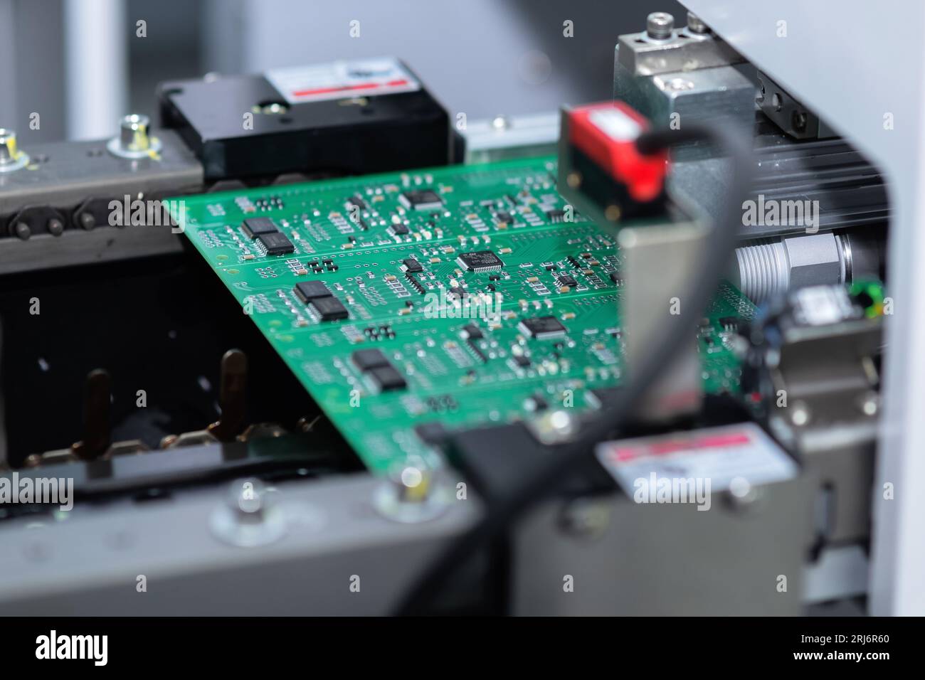 Perm, Russia - June 29, 2023: printed circuit board production on the ...
