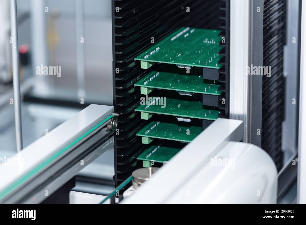Perm, Russia - June 29, 2023: machine tool for PCB production on the ...