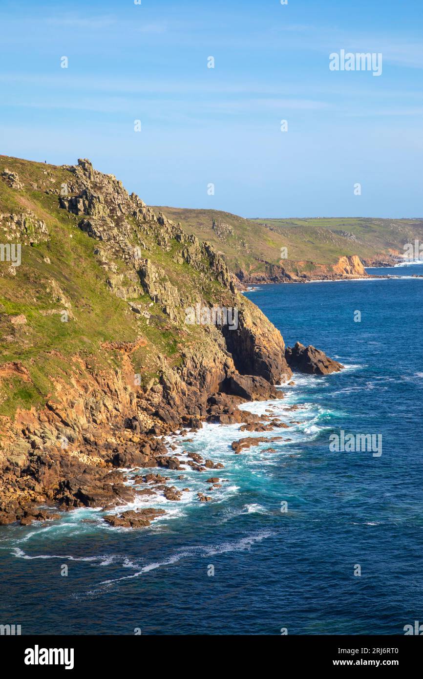 Cape Cornwall Coast Stock Photo - Alamy