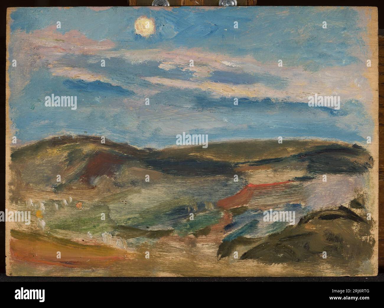 Moonlit hill circa 1907 by Tadeusz Makowski Stock Photo - Alamy