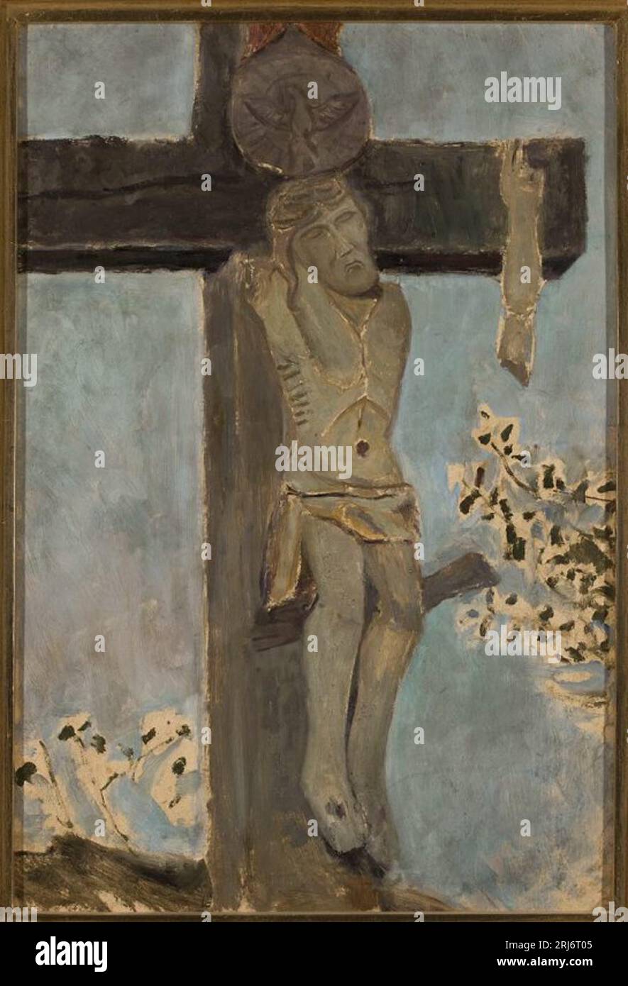 Christ on the Cross without hands circa 1909 by Tadeusz Makowski Stock ...
