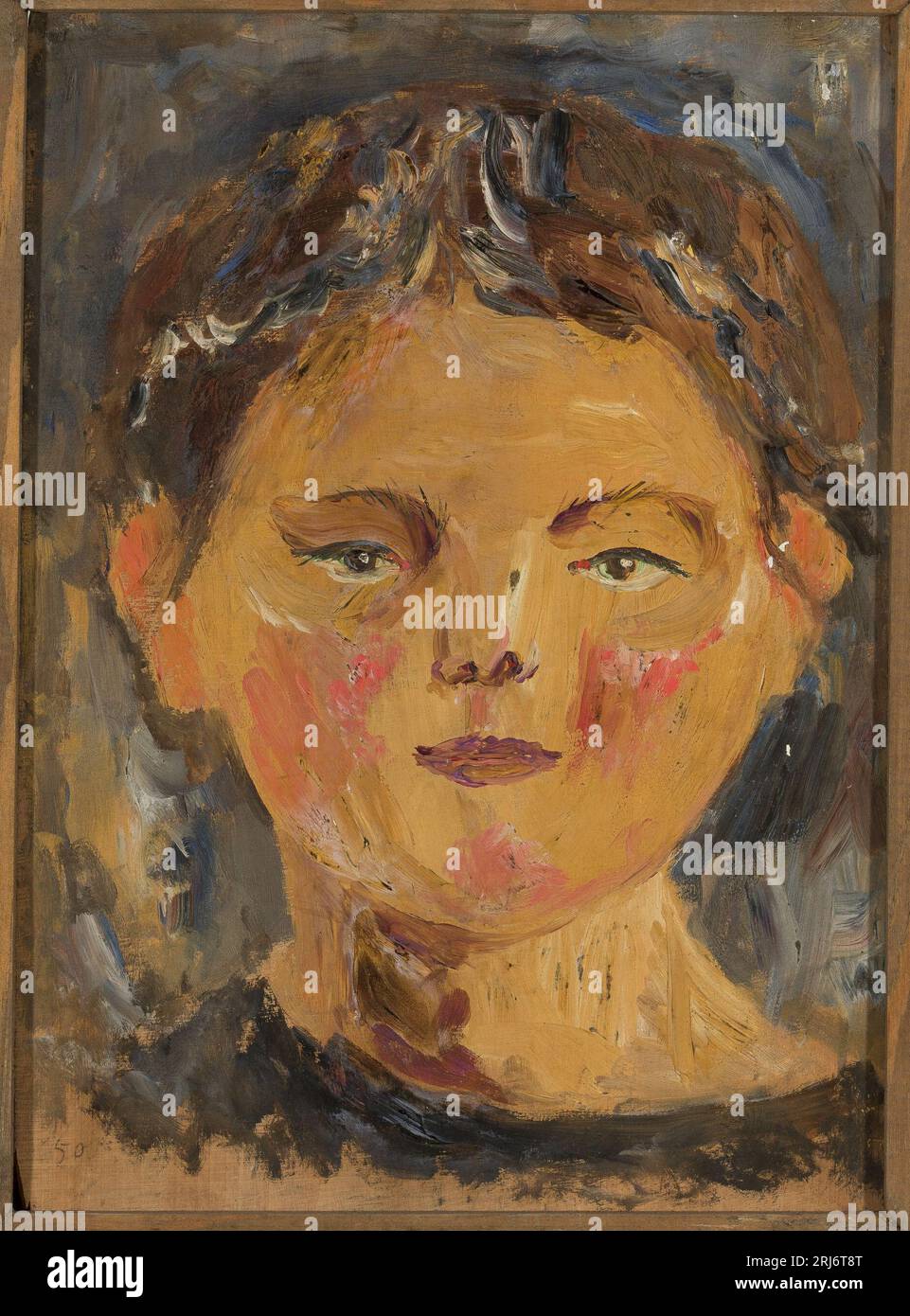 Little girl’s head circa 1920 by Tadeusz Makowski Stock Photo - Alamy