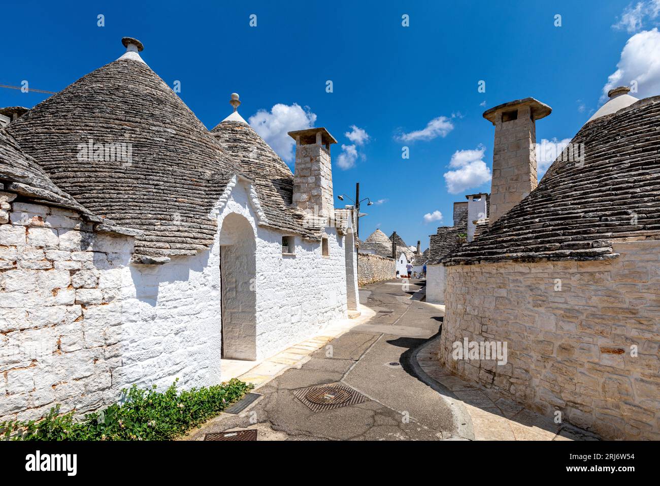 Alberobello, Italy - July 21, 2021: The Trulli of Alberobello in Apulia ...