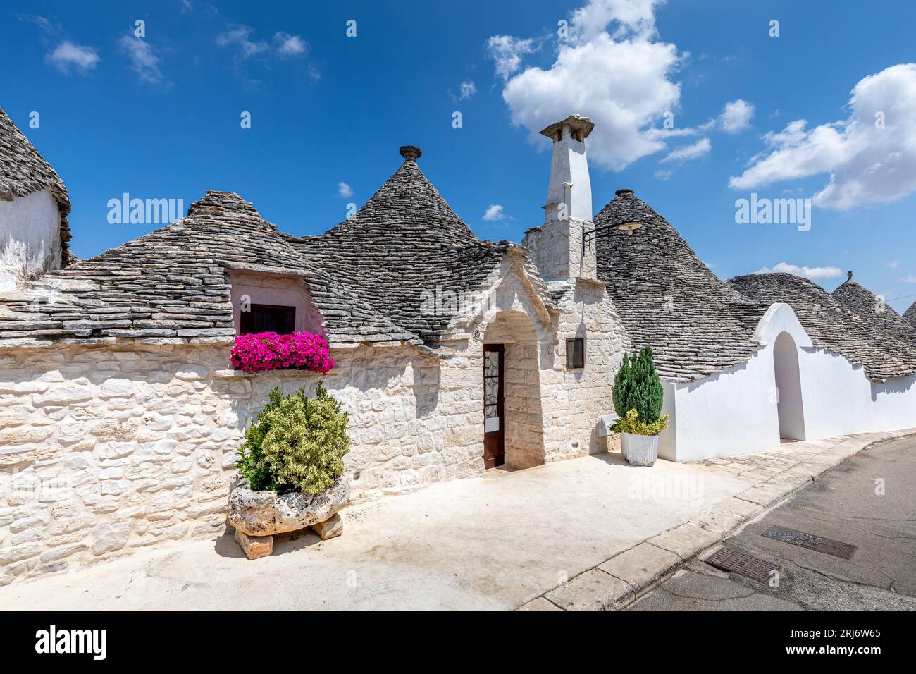Alberobello, Italy - July 21, 2021: The Trulli of Alberobello in Apulia ...