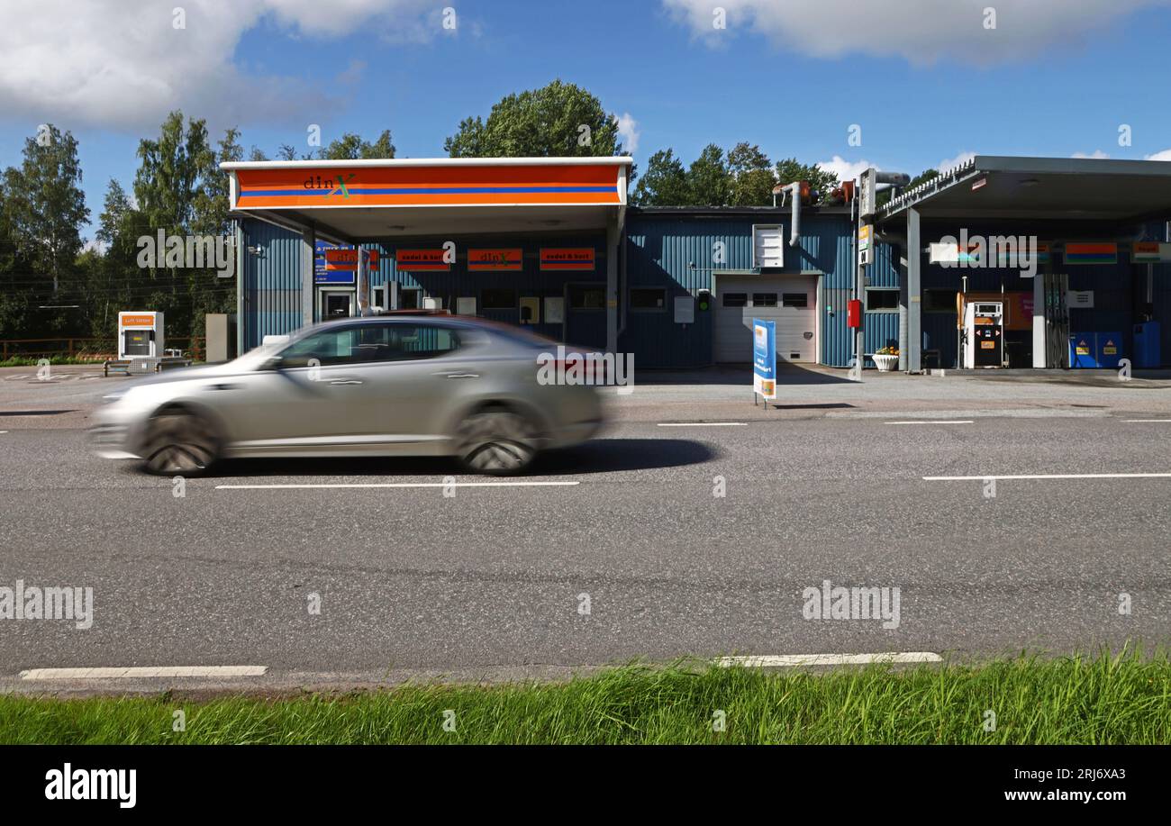 Signs and symbols, a gas station Stock Photo - Alamy
