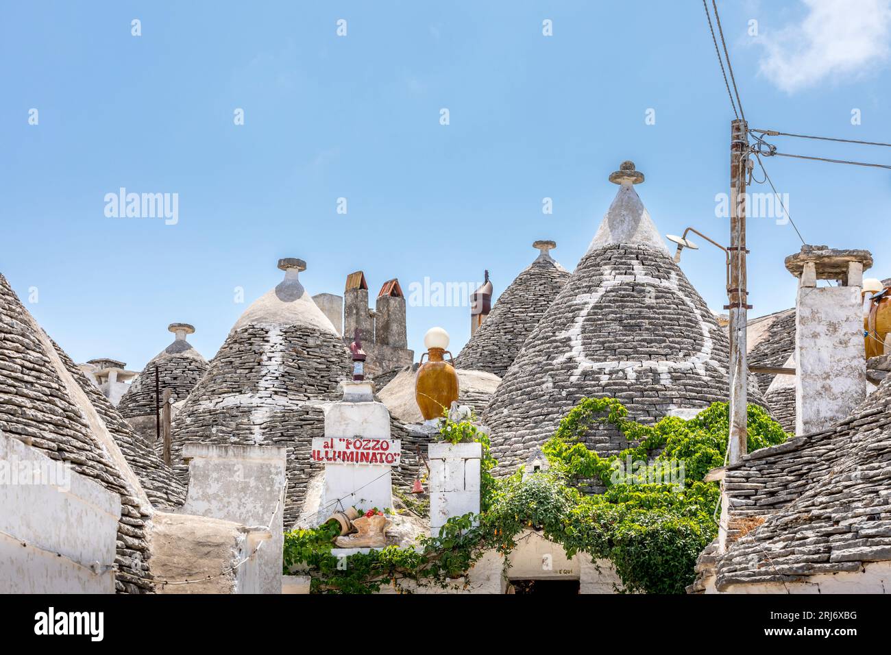 Alberobello, Italy - July 21, 2021: The Trulli of Alberobello in Apulia ...