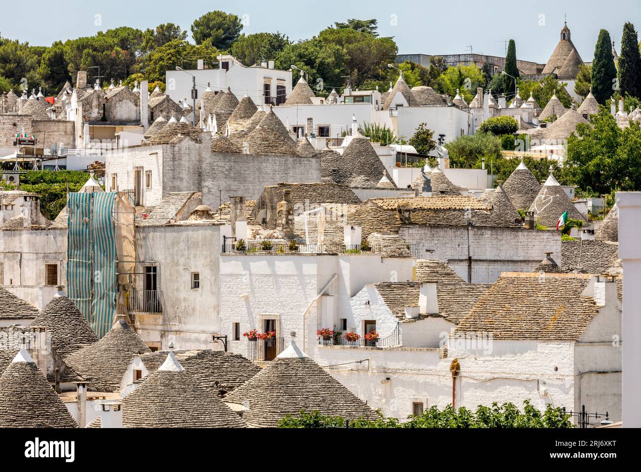 Alberobello, Italy - July 21, 2021: The Trulli of Alberobello in Apulia ...