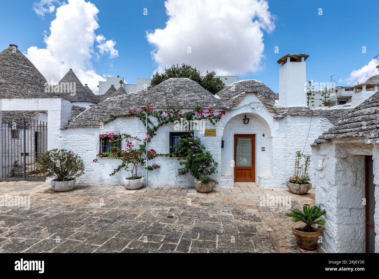 Alberobello, Italy - July 21, 2021: The Trulli of Alberobello in Apulia ...