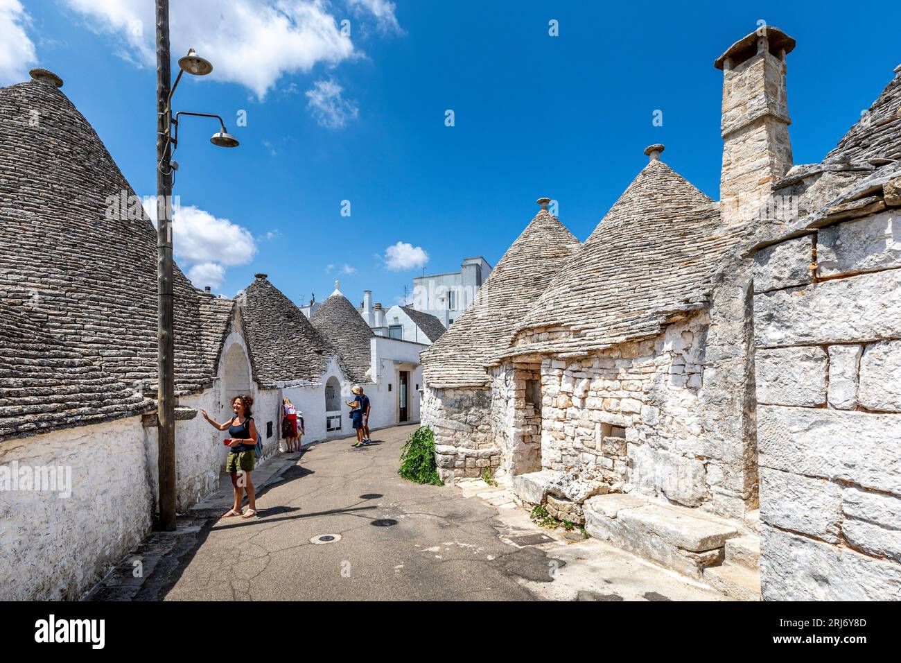 Alberobello, Italy - July 21, 2021: The Trulli of Alberobello in Apulia ...