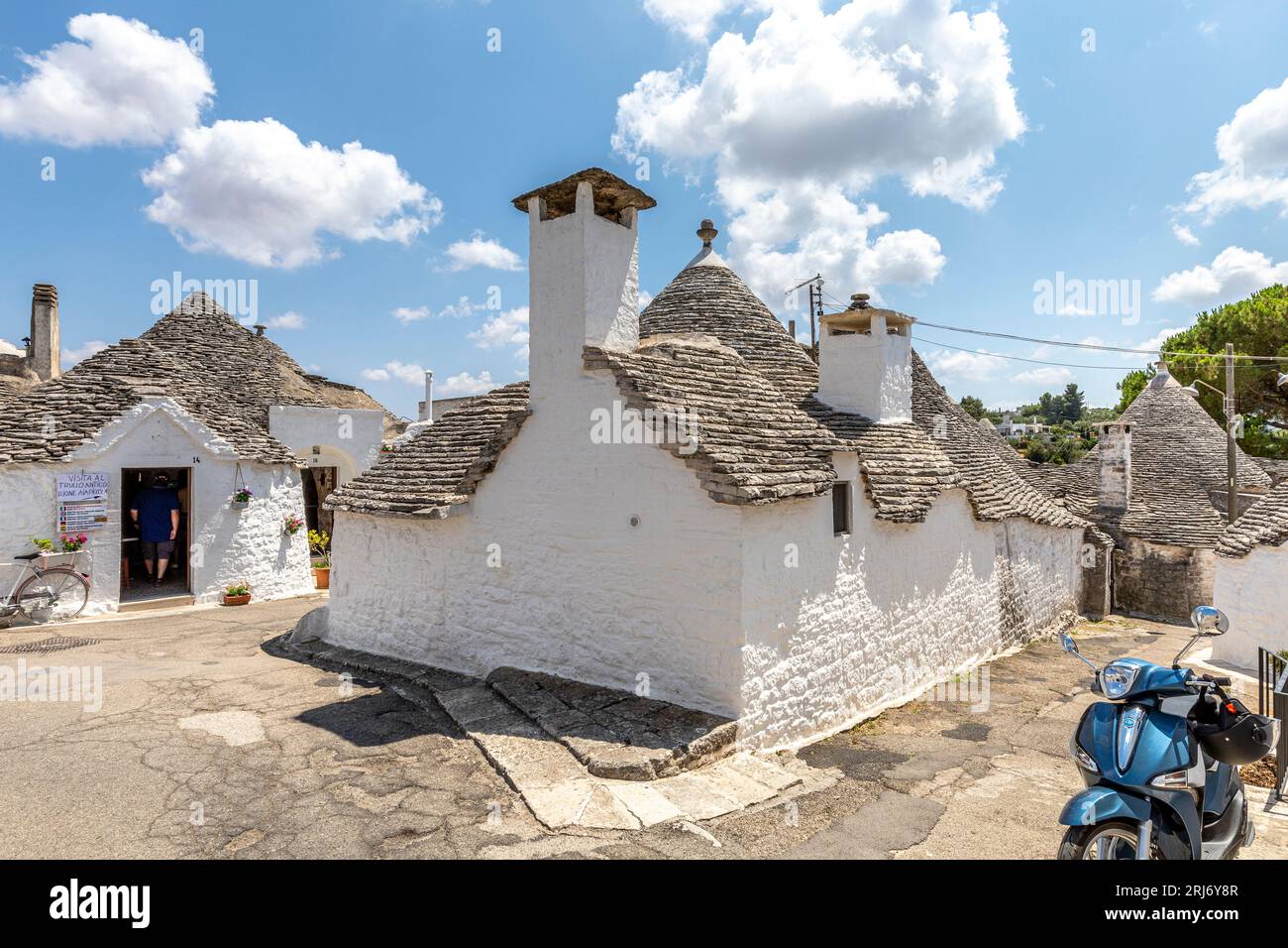 Alberobello, Italy - July 21, 2021: The Trulli of Alberobello in Apulia ...