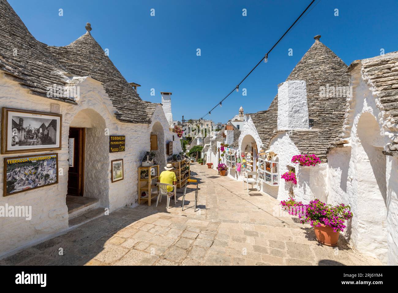 Alberobello, Italy - July 21, 2021: The Trulli of Alberobello in Apulia ...
