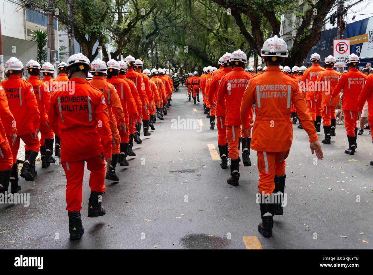 Salvador, Bahia, Brazil - September 07, 2022: Soldiers from the Bahia ...