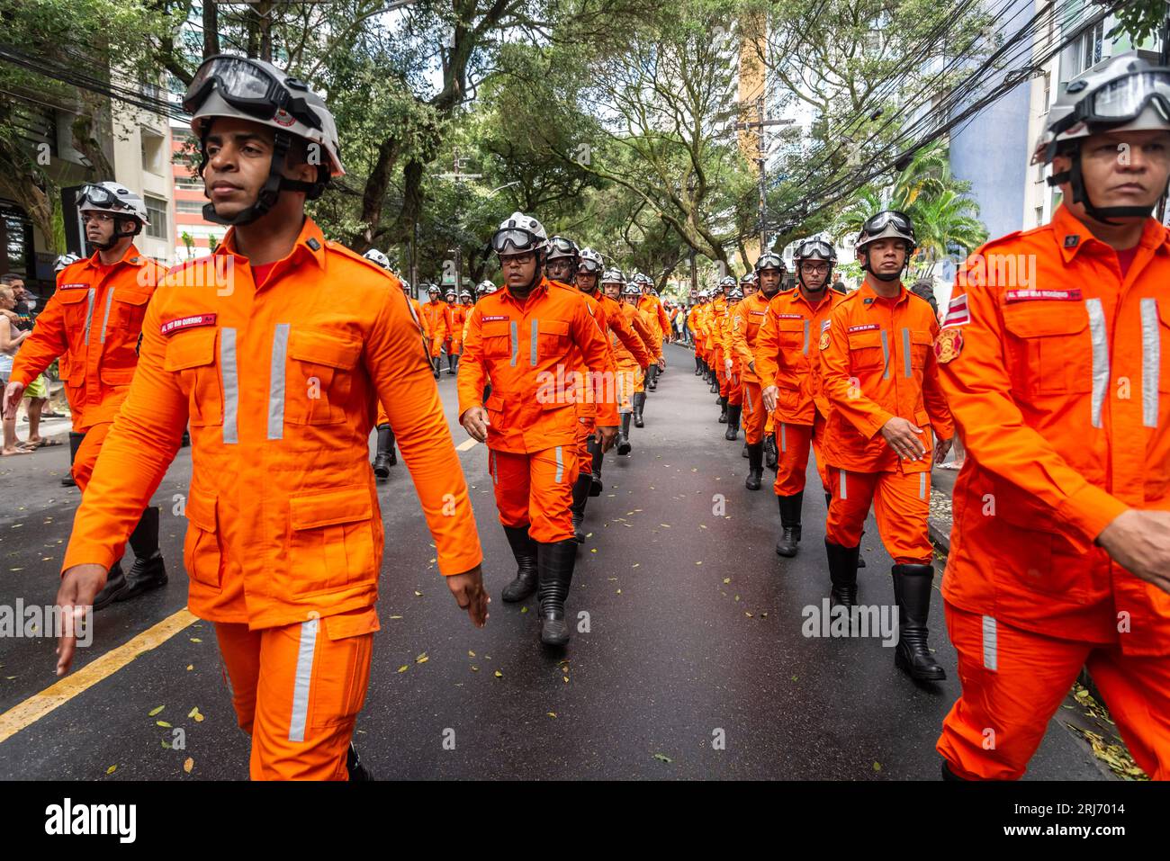 Salvador, Bahia, Brazil - September 07, 2022: Soldiers from the Bahia ...