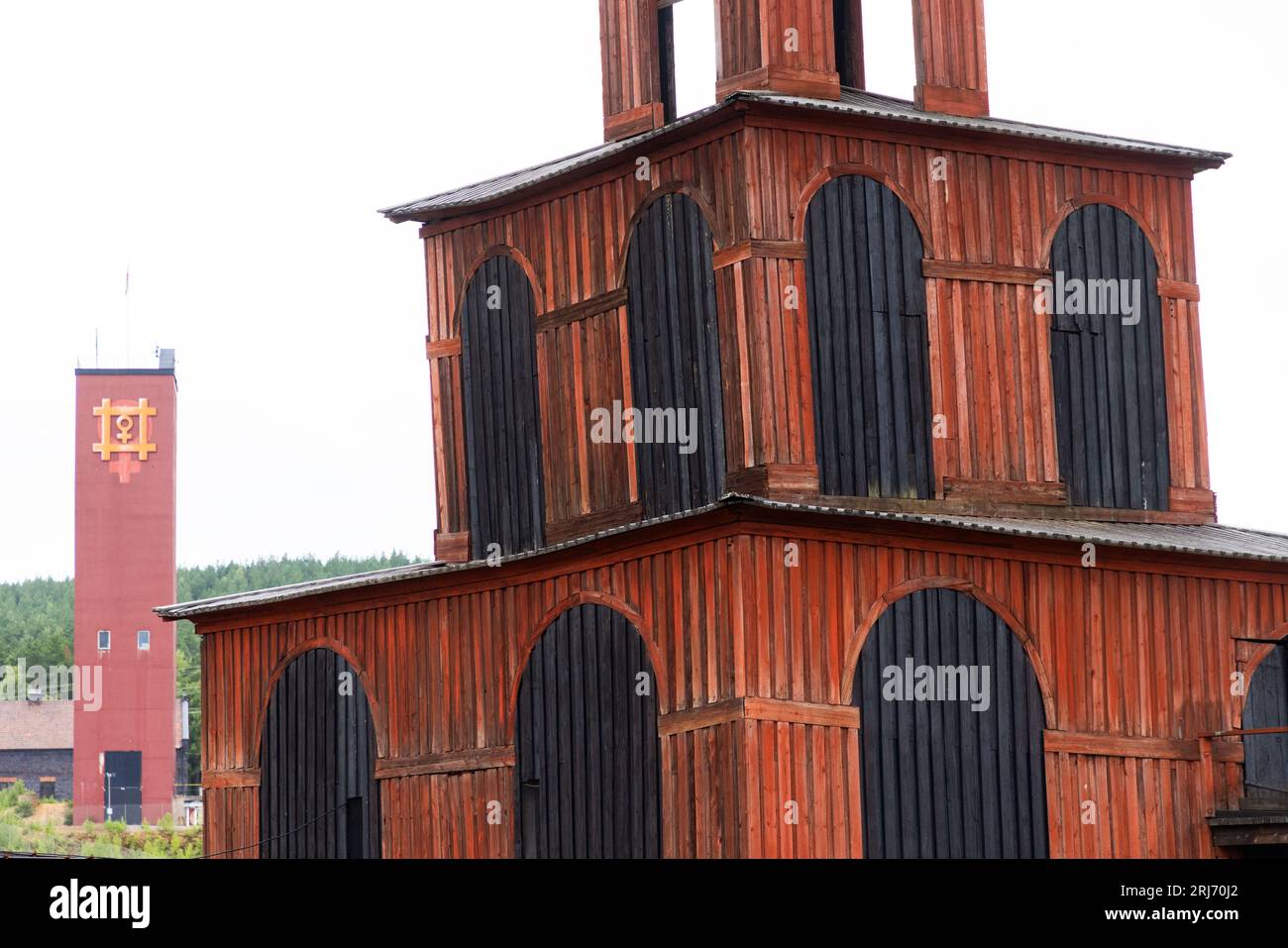 The World heritage Falun Mine, Falun, Sweden. In the picture: Creutz ...