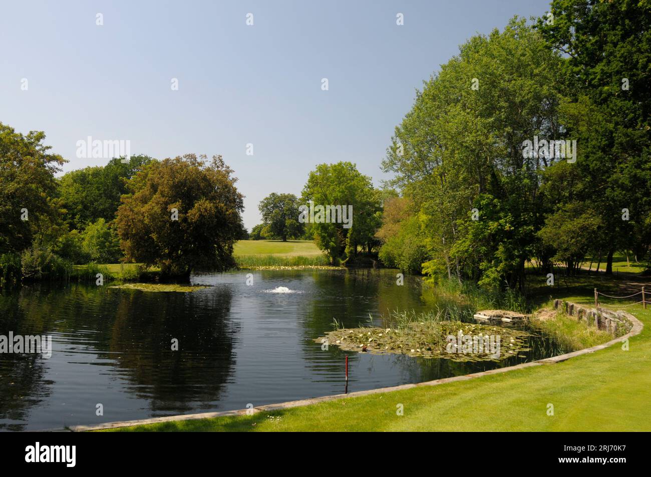 View over 8th Green to Lake and Fairway, Mardyke Valley Golf Club ...
