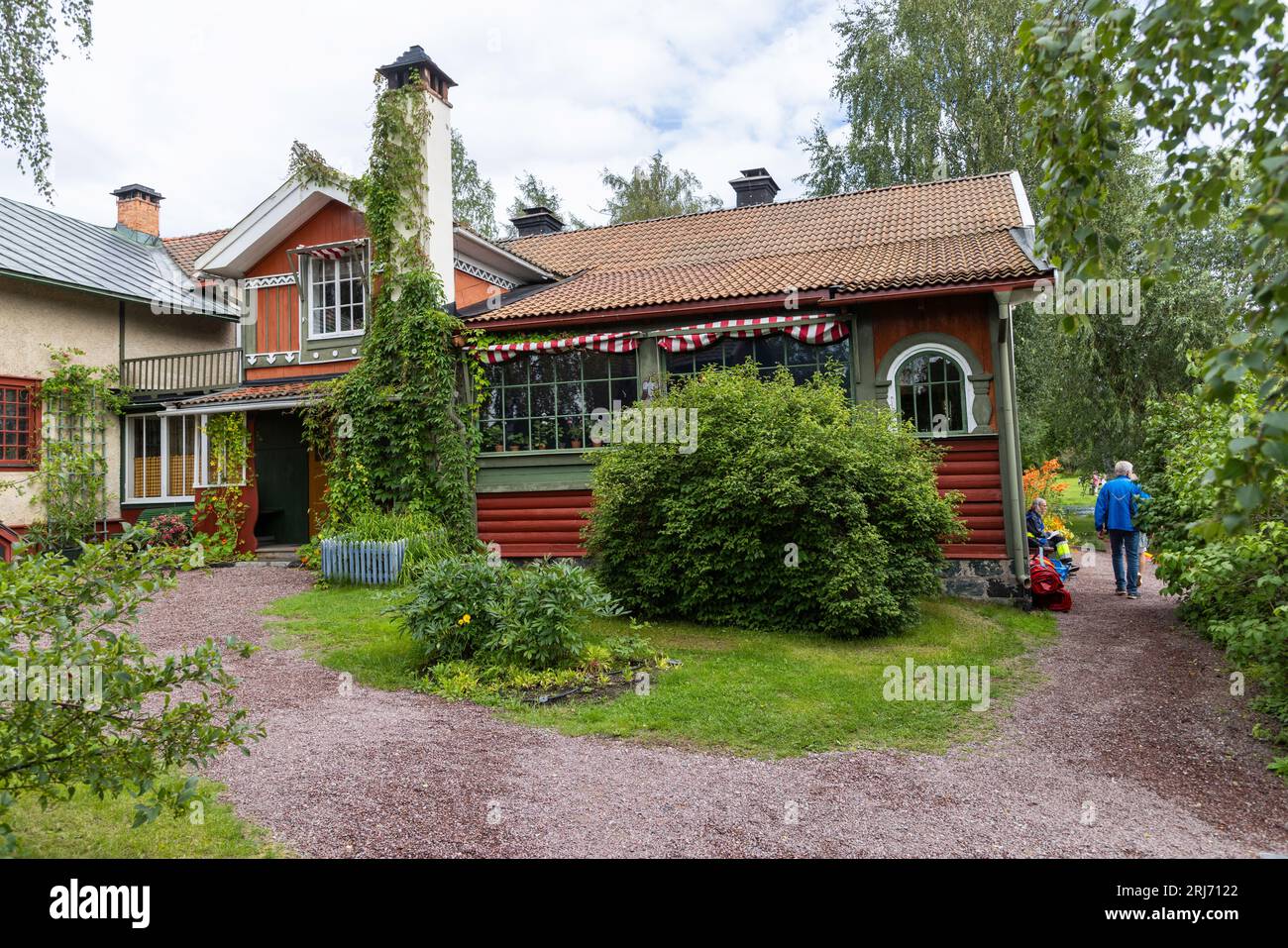 The Carl Larsson house in Sundborn, Dalarna County, Sweden. Sundborn is ...