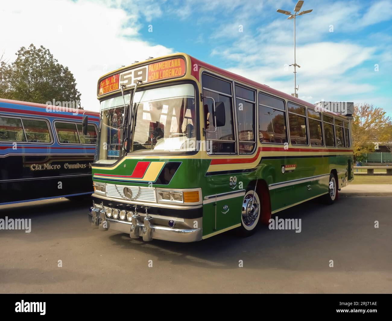 Old Mercedes Benz OHL 1320 frontal bus 1998 for public passenger ...