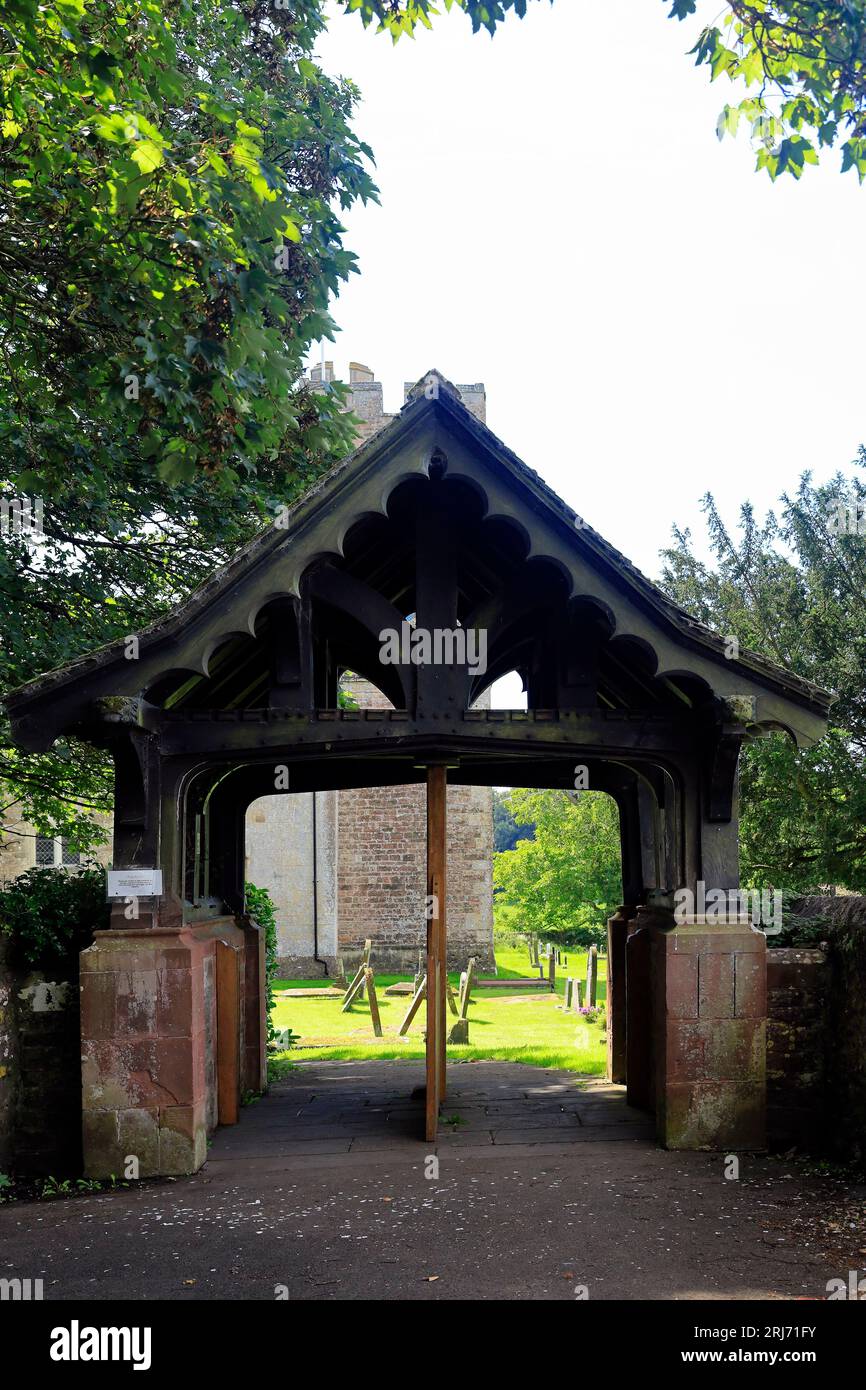 The unusual rare lytch gate with weighted rotary mechanism at the ...