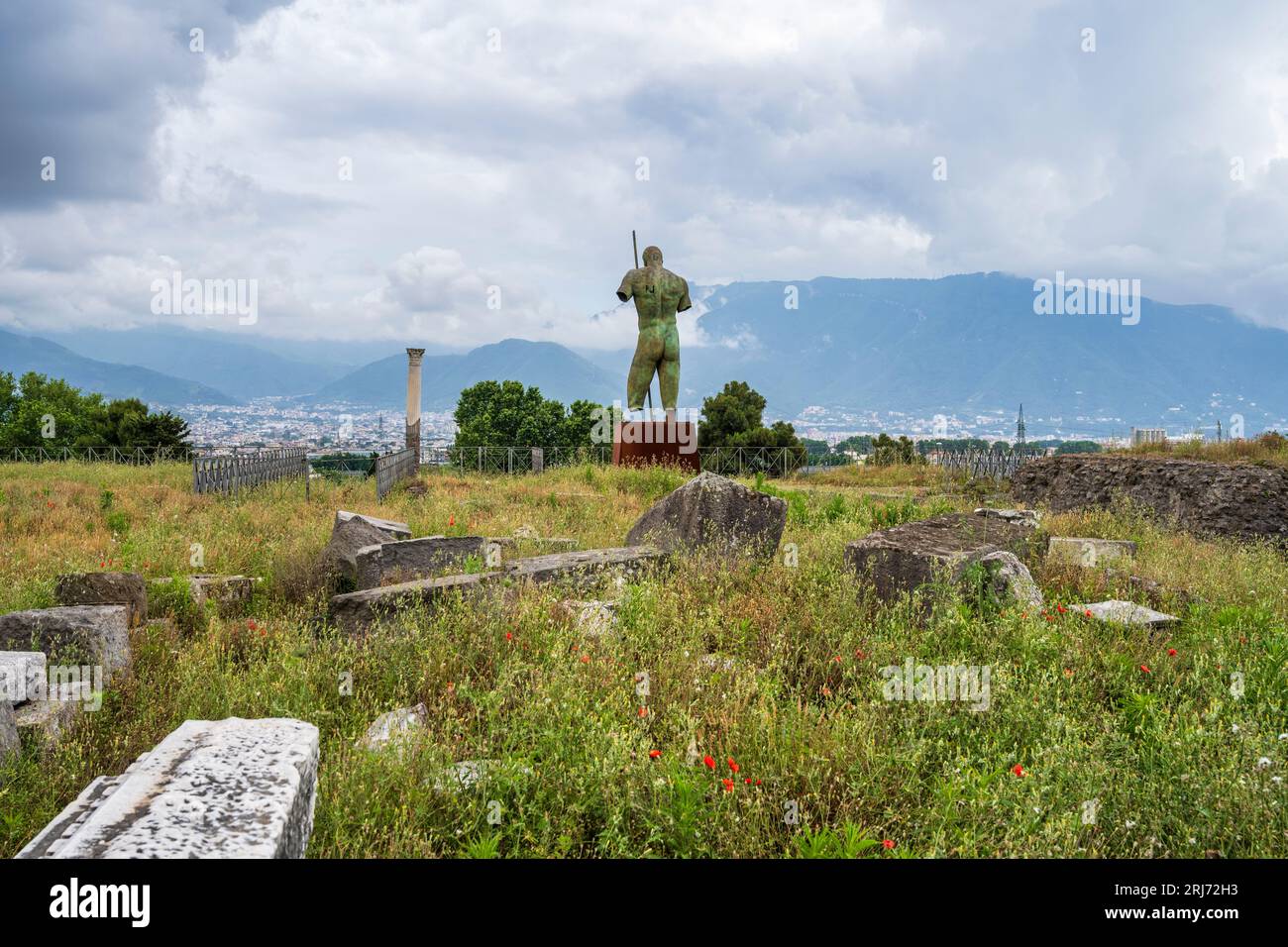 Bronze statue of Daedalus by Igor Mitoraj in the Sanctuary of Venus in ...