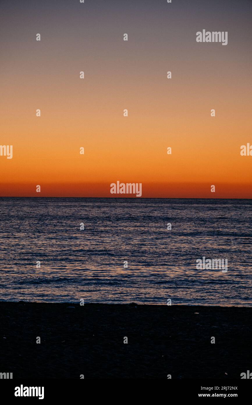 Beautiful sunset mood on the beach on the island of Lefkada in Greece ...