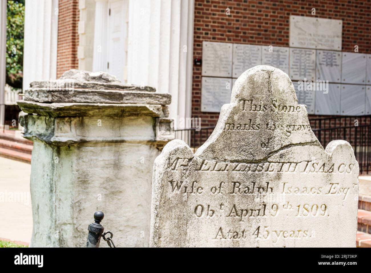 Augusta Georgia,St. Paul's Church,grave gravestone cemetery marker ...