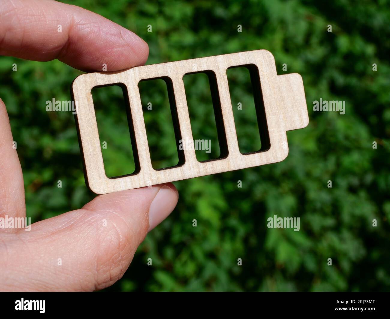 Battery model as a green energy concept Stock Photo - Alamy