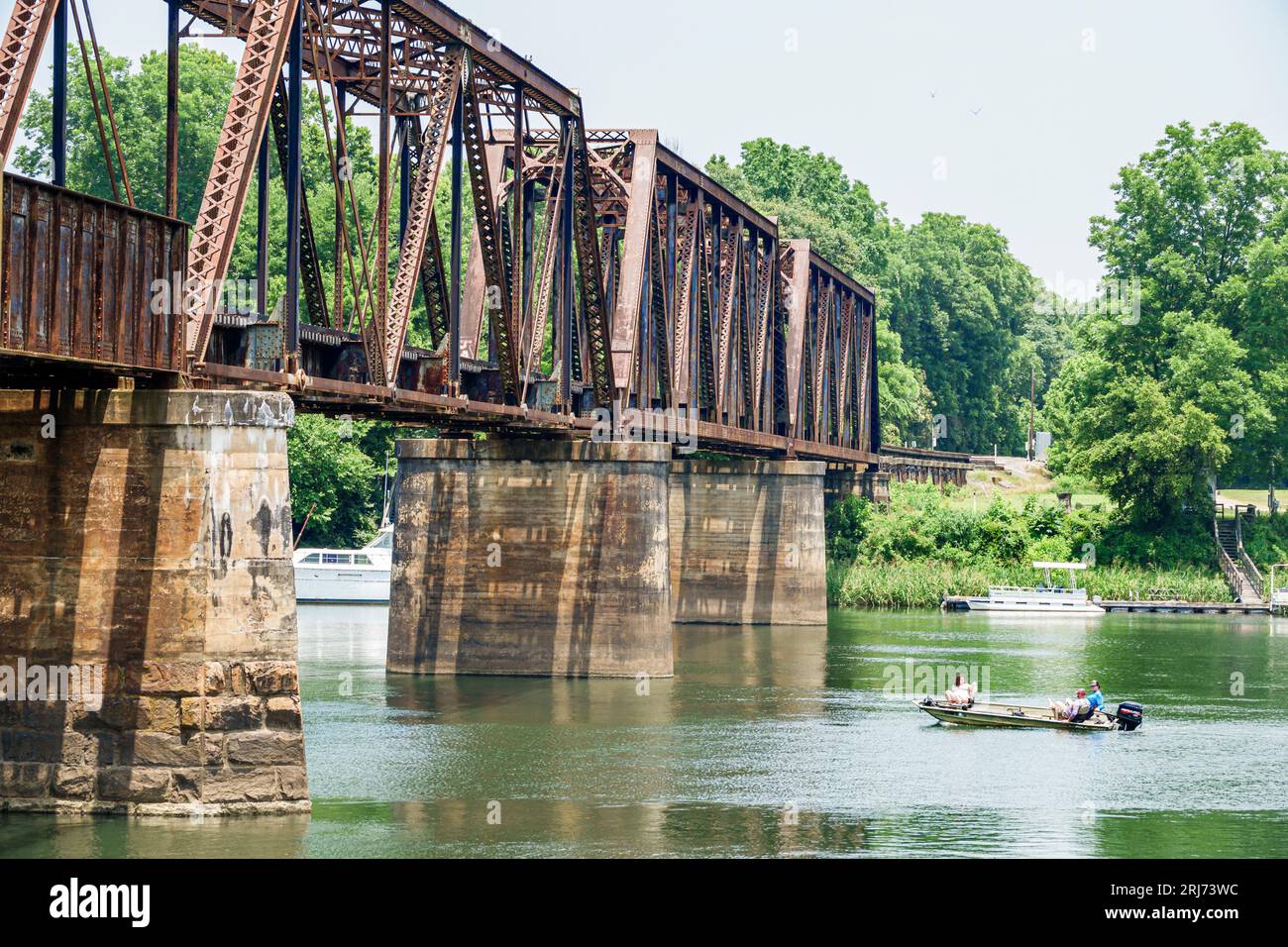Augusta Georgia,Sixth 6th Street Railroad Bridge,bascule,over Savannah ...