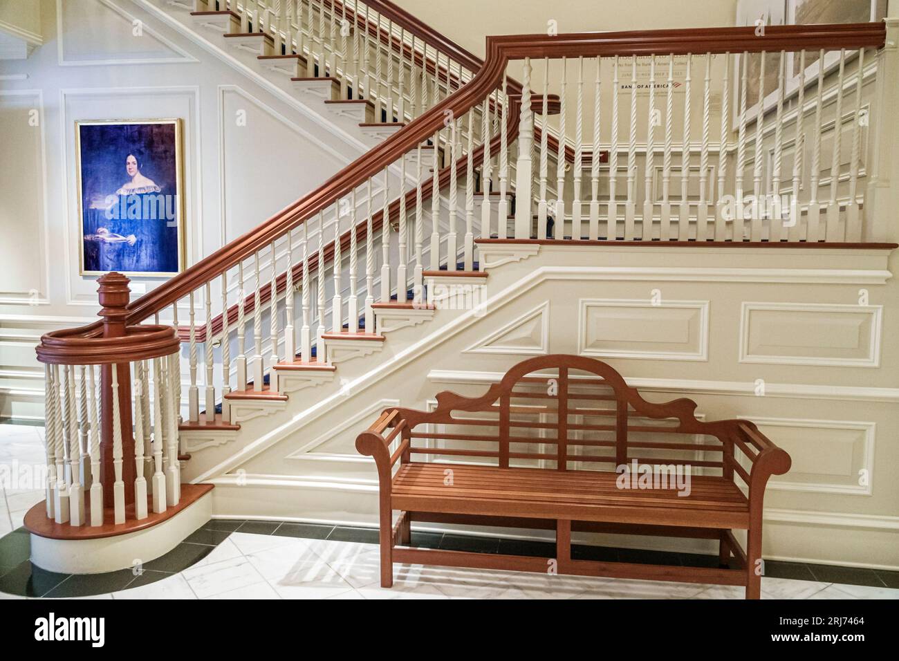 Lobby stairs exhibit display collection hi-res stock photography and ...