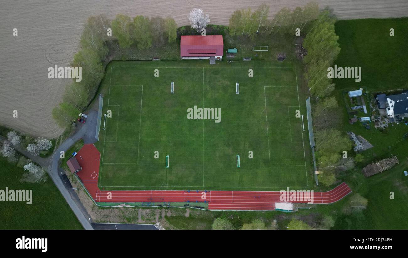 Rustic football field hi-res stock photography and images - Alamy