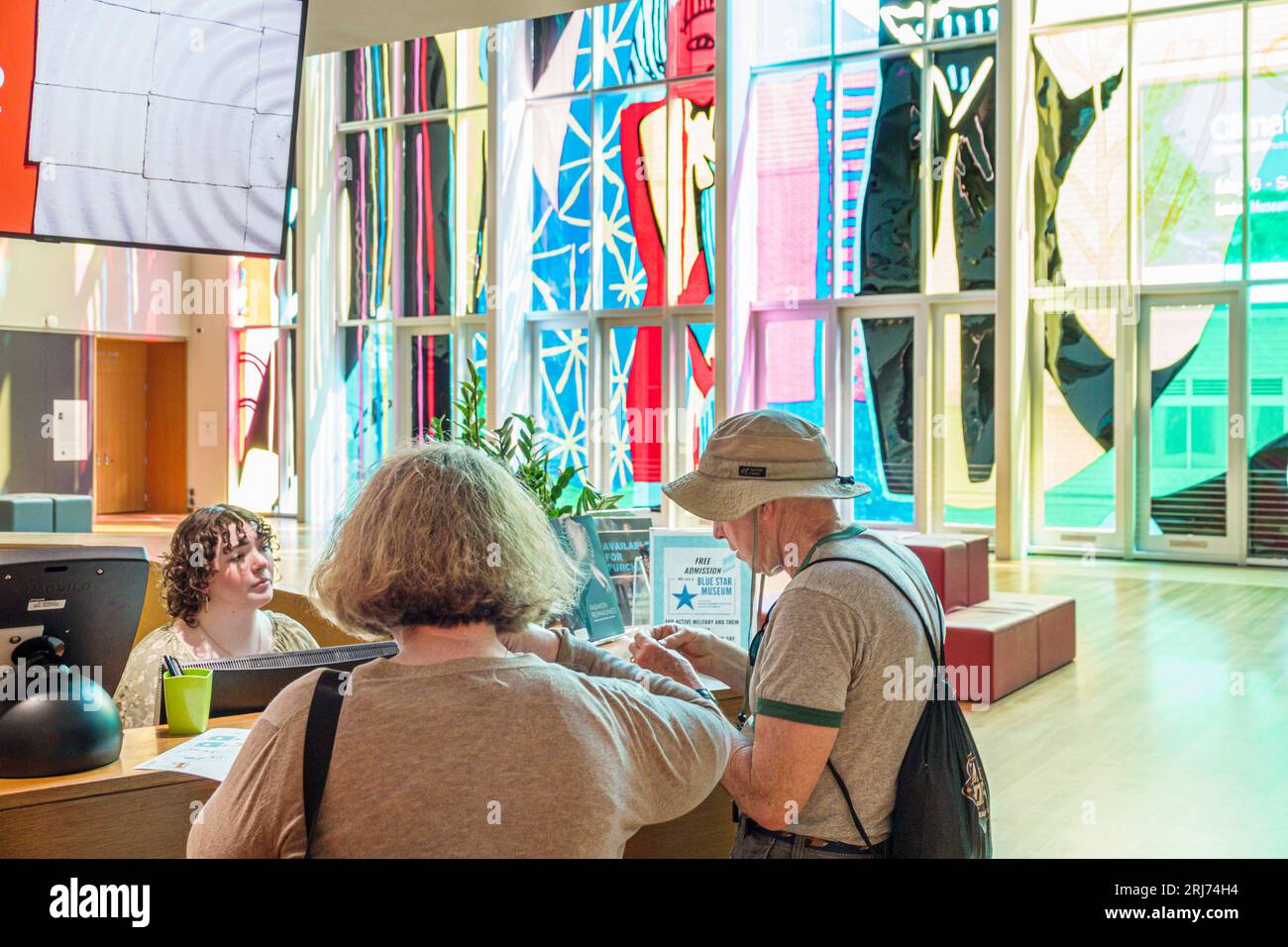 Charlotte North Carolina,South Tryon Street,Levine Center for the Arts ...