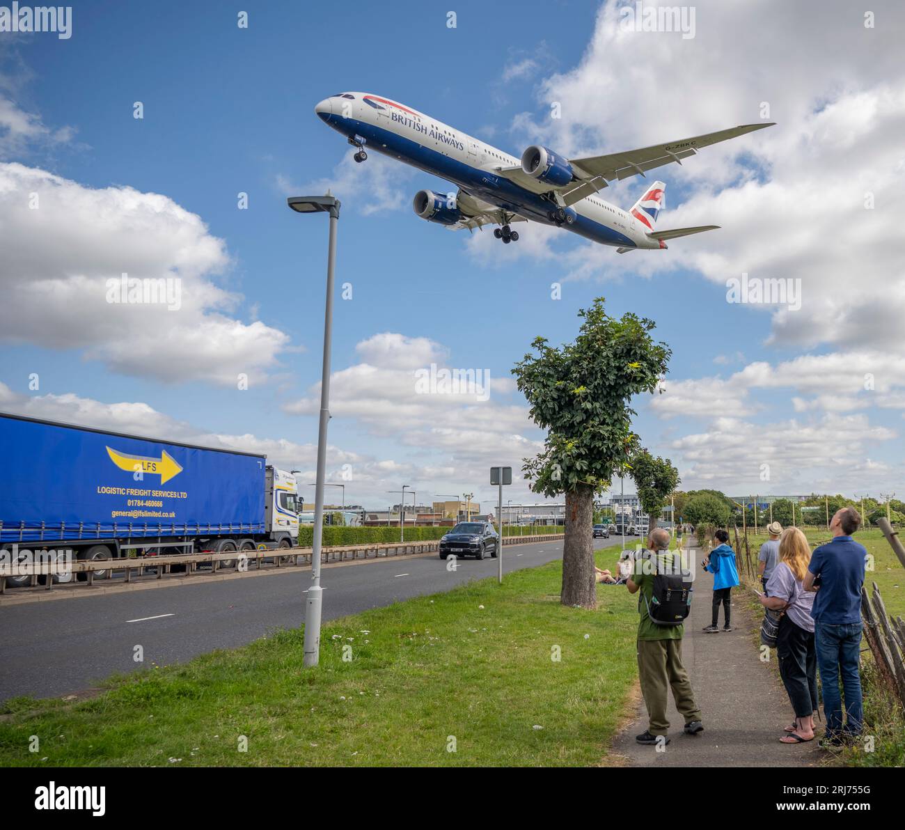 Heathrow, London, UK. 21st Aug, 2023. Flight arrivals at London ...