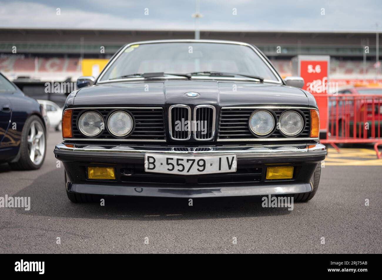 Front view of a high-end classic BMW E24 6 series Stock Photo - Alamy