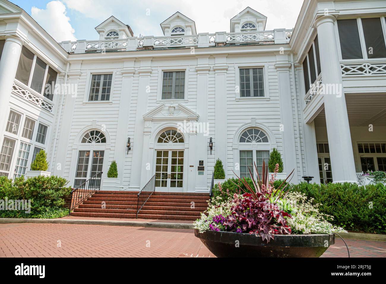 Charlotte North Carolina,Myers Park,The Duke Mansion,outside exterior ...