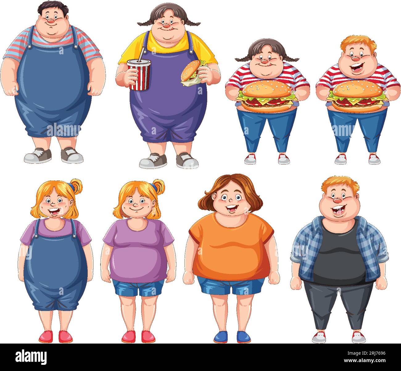 Unhealthy Body Image Cartoon