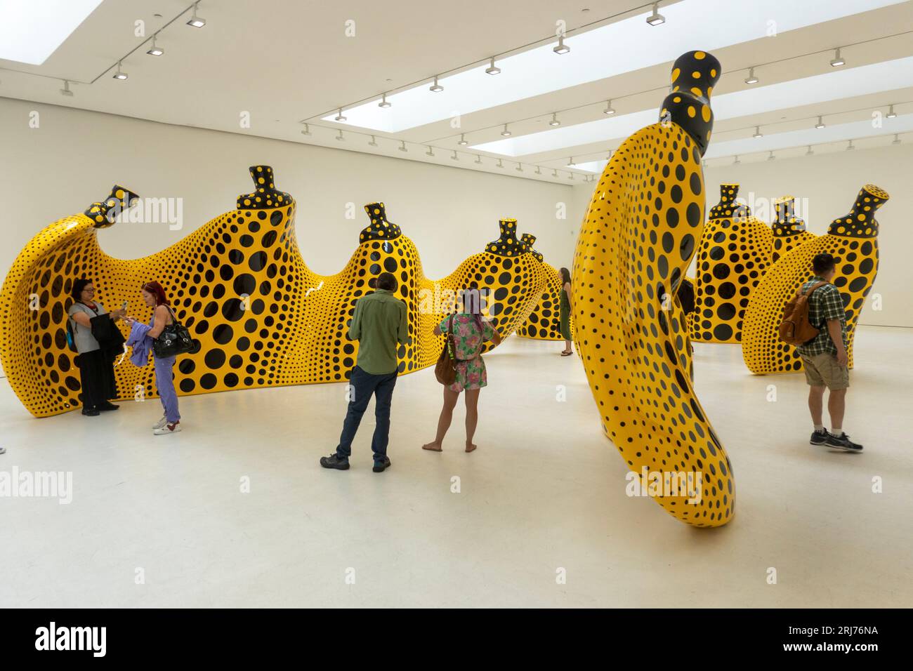 Yayoi Kusama exhibit at the David Zwirner Gallery in Manhattan NYC ...