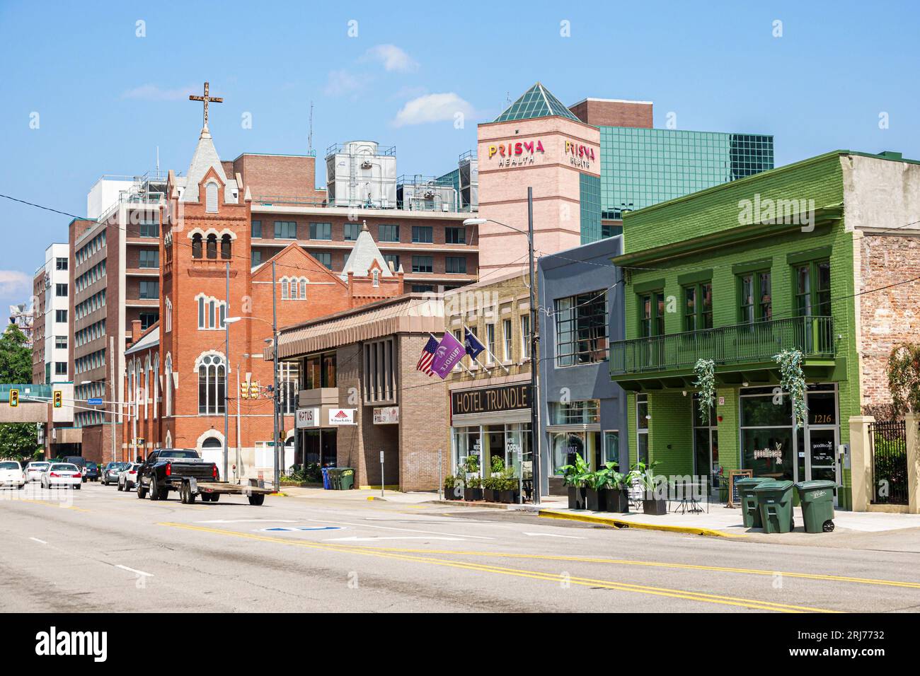 Downtown business district restored restoration historic preservation ...