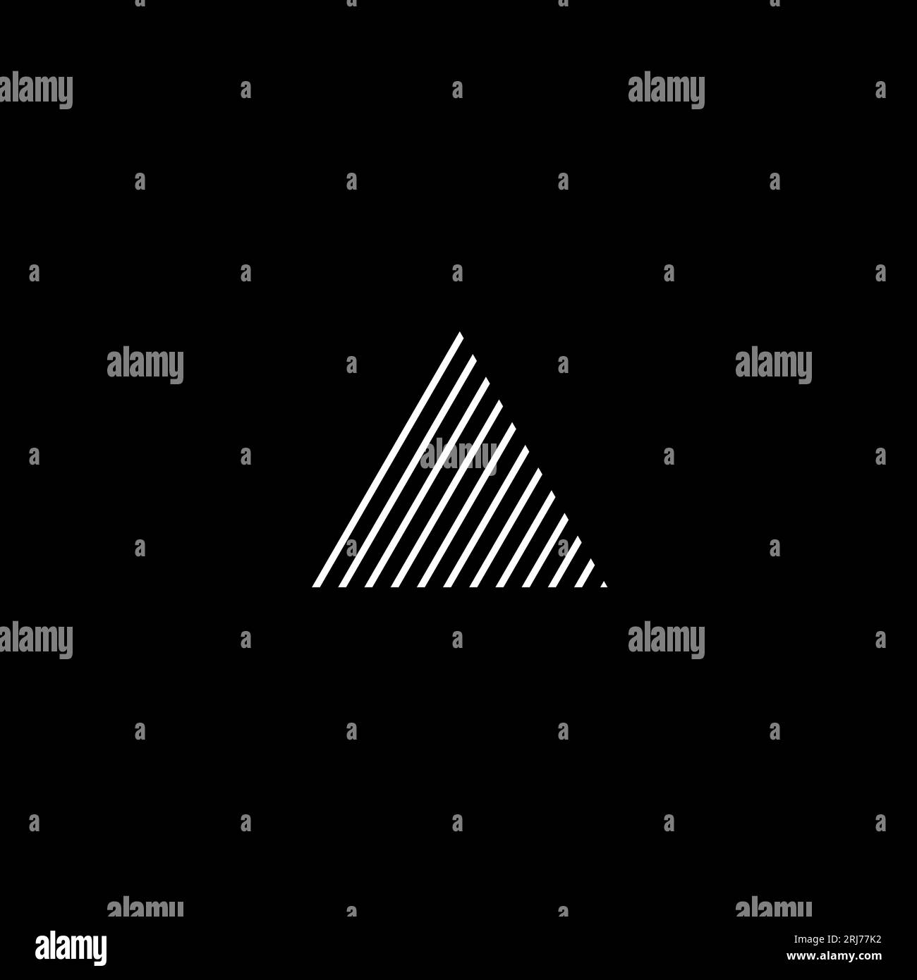 Futuristic GUI triangle figure, HUD cyberpunk aesthetics Stock Vector ...