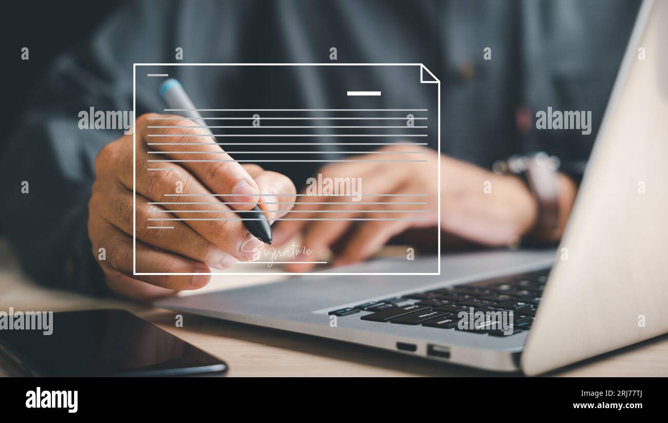 Docusign hi-res stock photography and images - Alamy