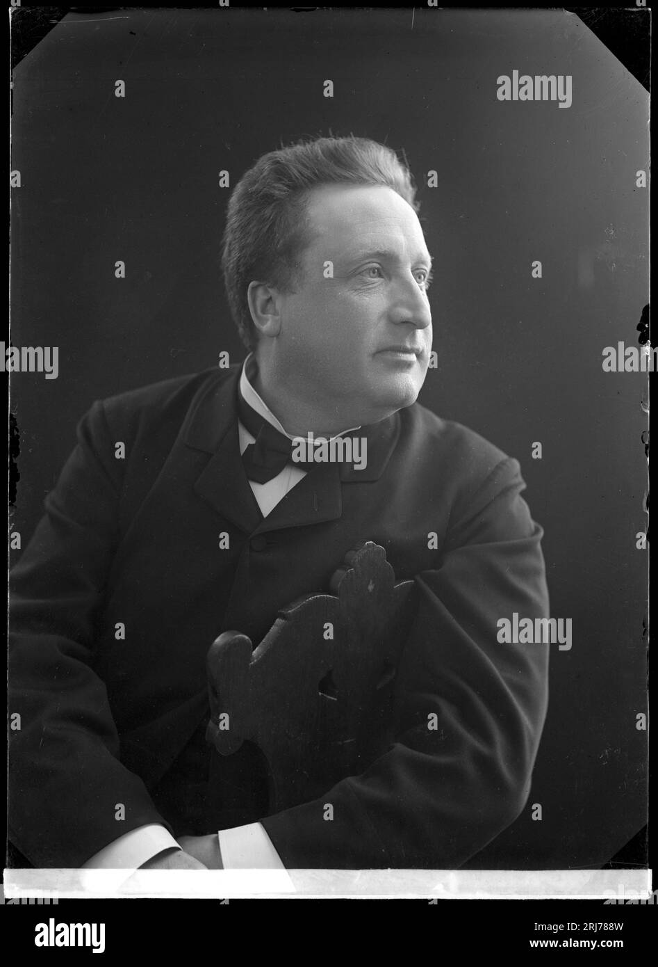 Gustaf Adolf Lund, porträtt circa 1905 by Anton Blomberg Stock Photo ...