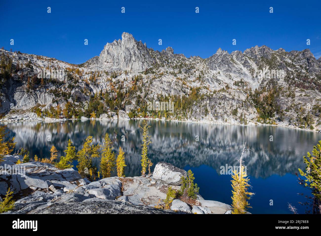 Beautiful Alpine lakes wilderness area in Washington, USA Stock Photo ...