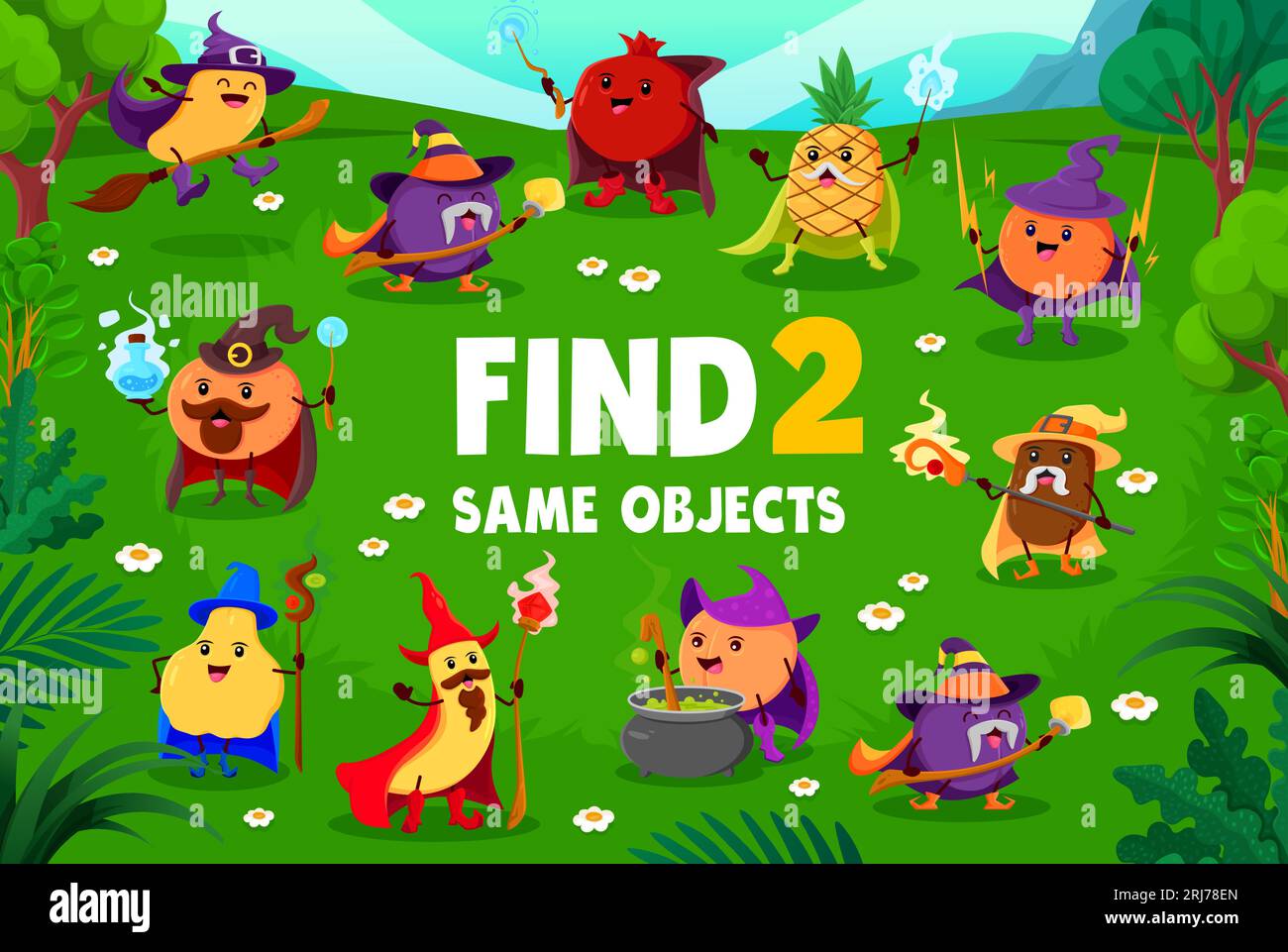 Spot the difference puzzle Stock Vector Images - Alamy