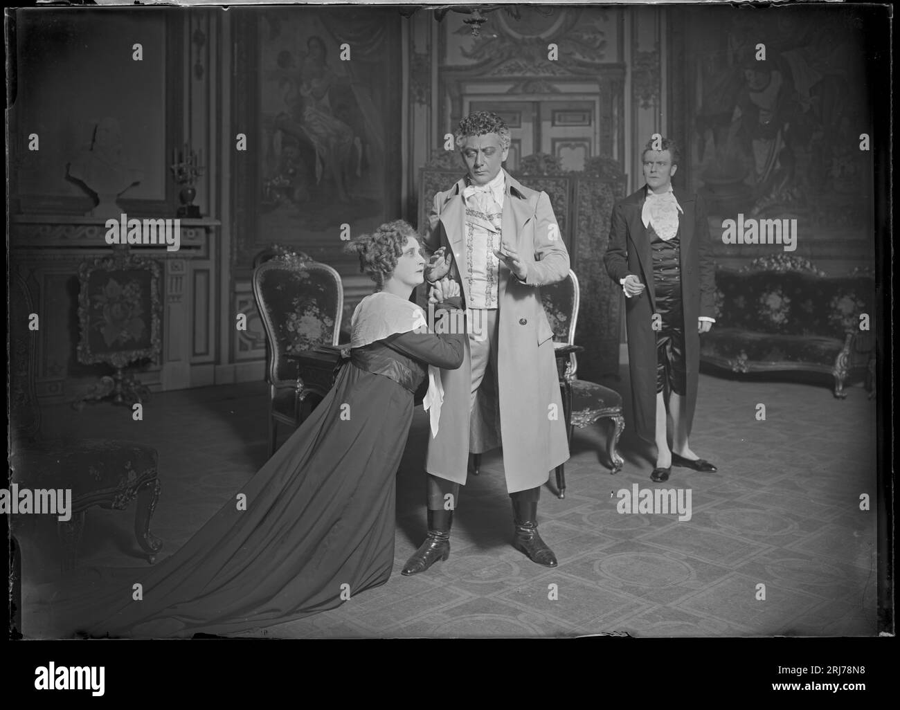 Fru de Lavalette, Dramatiska teatern 1904. Föreställningsbild 1904 by ...