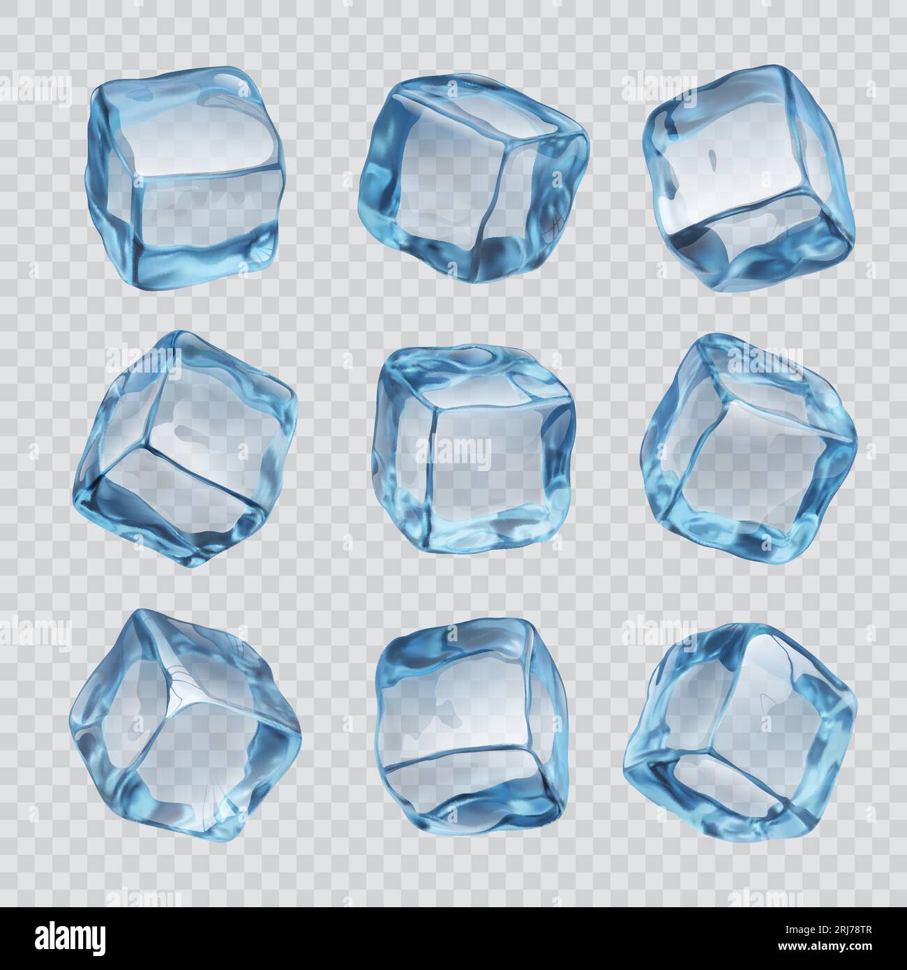 Freeze in molds Stock Vector Images - Alamy
