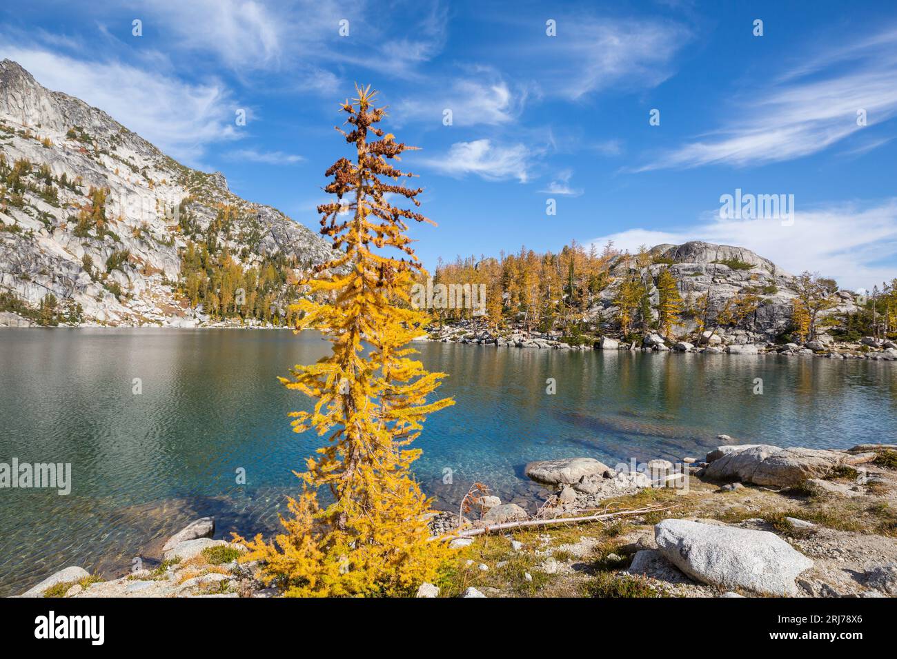 Beautiful Alpine lakes wilderness area in Washington, USA Stock Photo ...